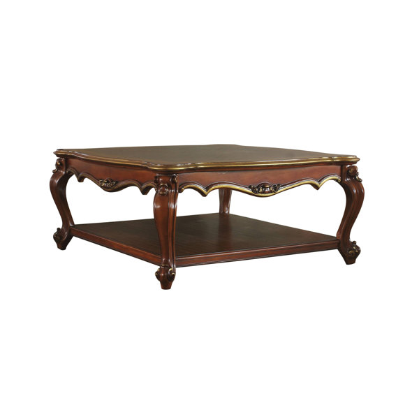 Rosdorf Park Deveraux Coffee Table with Bottom Shelf | Wayfair